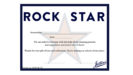 Rock Star Certificate | Jostens Renaissance EducationJostens ...