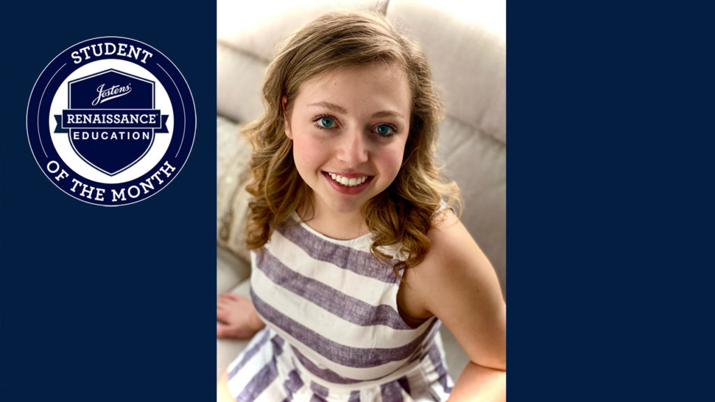 NATIONAL RENAISSANCE STUDENT OF THE MONTH: DECEMBER - GRACE ANKENBRAND ...
