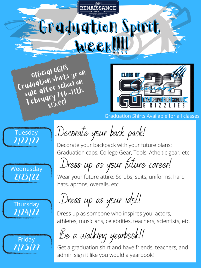 Graduation Spirit Week | Jostens Renaissance EducationJostens ...